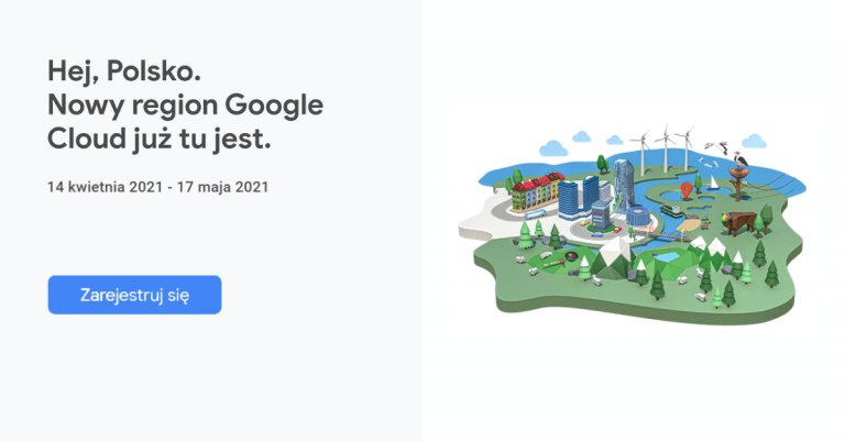 Nowy region Google Cloud Warszawa